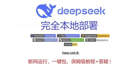 Deepseek R1 推理模型 一键安装包 完全本地部署 保姆级教程 断网运行 无惧隐私威胁 幕后muhou