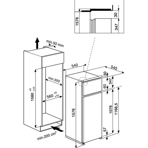 Frigorifero Doppia Porta Da Incasso Indesit T 16 A1 D I