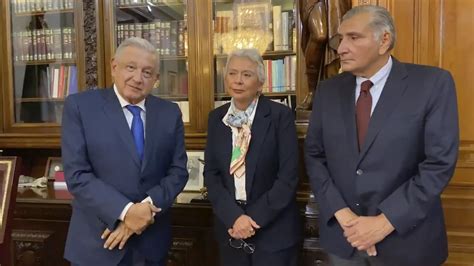 AMLO agradeció a Sánchez Cordero y confirmó a Adán Augusto López como nuevo titular de Segob