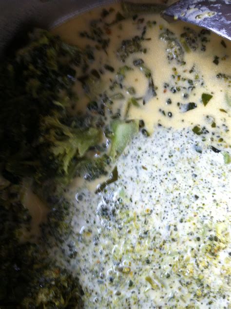 Broccoli Sharp Cheddar And Five Herb Soup With Peppered Cornbread