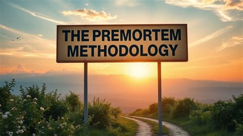 The Pre Mortem Methodology Failure Prevention Made Easy