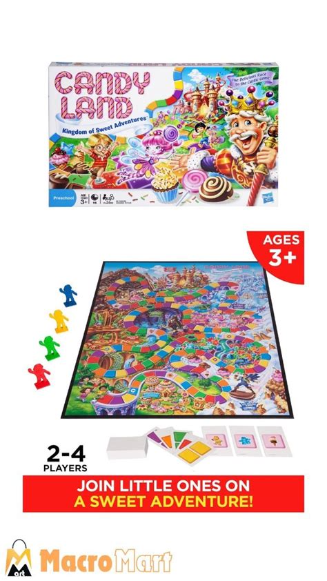 Hasbro Gaming Candy Land Kingdom Of Sweet Adventures Board Game For
