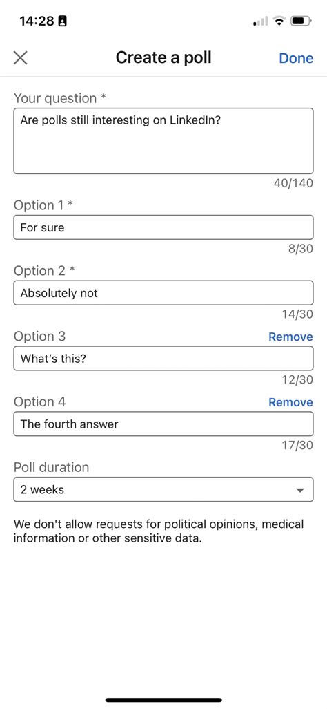 LinkedIn Polls How To Create One In 2025 3 Examples Tips