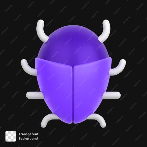 Premium Psd 3d Icon Of Bug Code