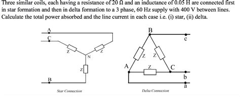 Solved Three Similar Coils Each Having A Resistance Of 20
