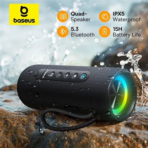 Loa Bluetooth Baseus Aequr Vo20 Portable Wireless Speaker Bluetooth 5