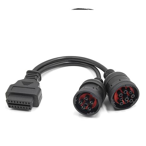 conector obdii para camión sae j1939 9 pines y sae j1708 6 pines