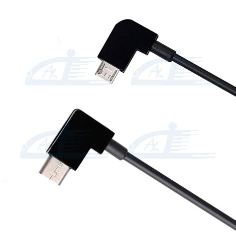 Otg Micro Usb Cable 90° Data Transfer For Dji Mavic Mini Drone Remote