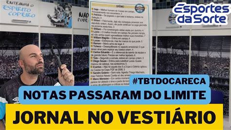 Esquentoujornal No VestiÁrio Tbtdocareca Youtube