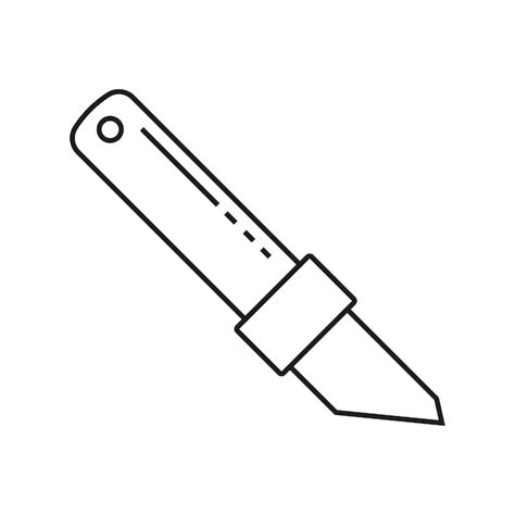 Premium Vector Glass Cutter Iconvector Illustration Design