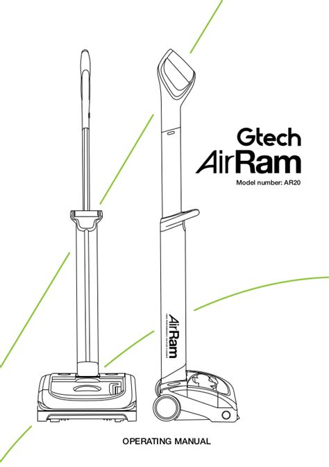 Gtech Ar20 User Manual