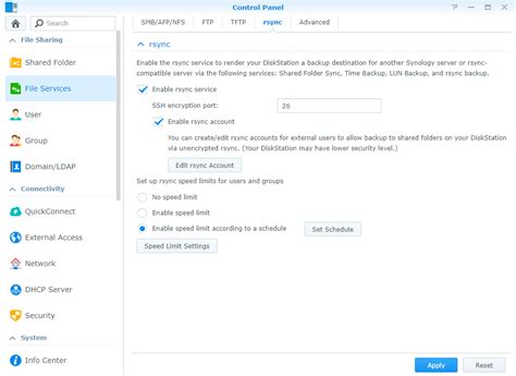 Synology NAS Shared Folder Resync To Another NAS Without Full Syncing