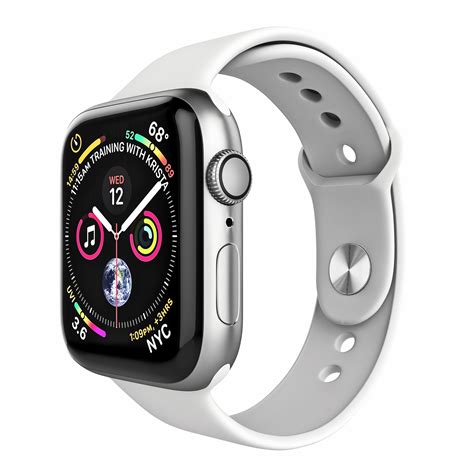 3D Apple Watch Series 4 Sport 44mm Silver Aluminum