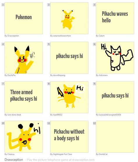 Pokemon Drawception
