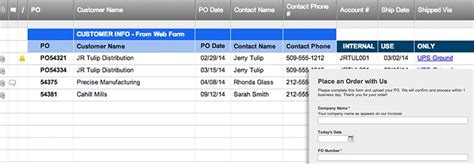 Place An Order Form Template Smartsheet