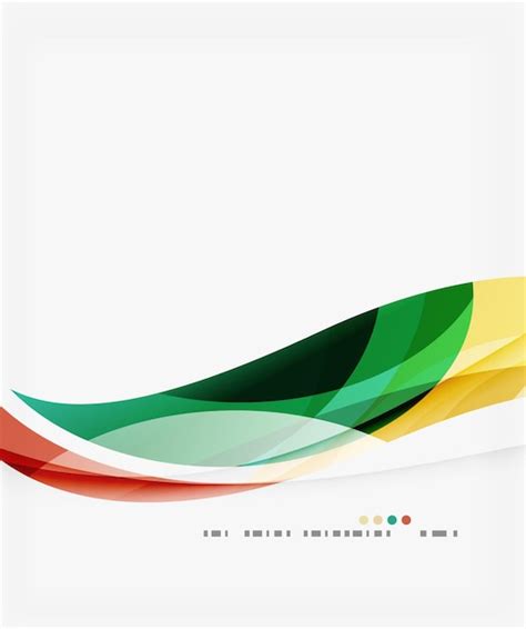 Premium Vector Colorful Geometric Wave Abstract Background Vector