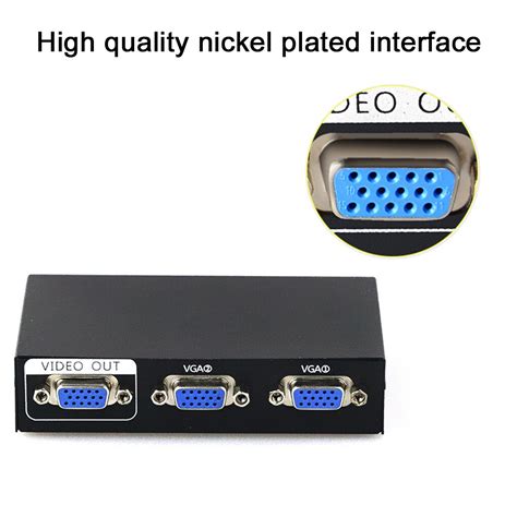 In Out VGA Signal Switcher Box Computer Lapt Grandado