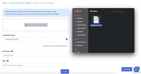 How To Scan Receipts Into Excel Docuclipper