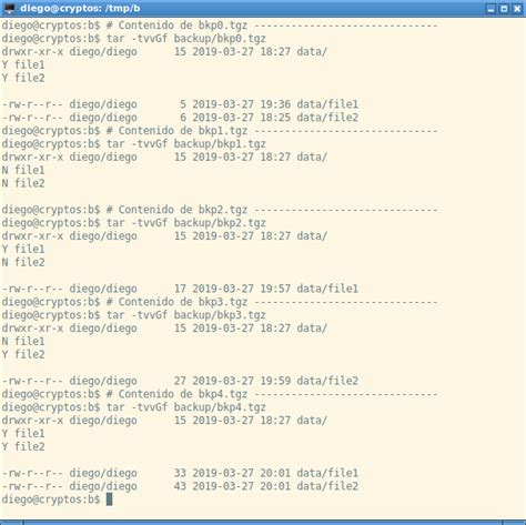 TAR Y Los Backups Incrementales En GNU Linux Junco TIC