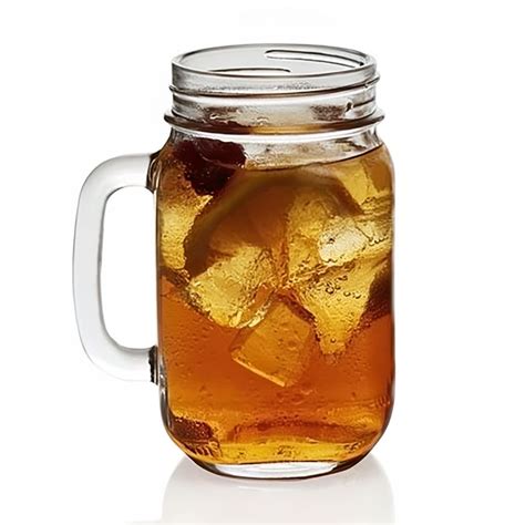 Libbey 97084 16 12 Oz County Fair Plain Panel Drinking Jar