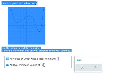 Here Is A Graph Of The Function Use The Graph Course Hero
