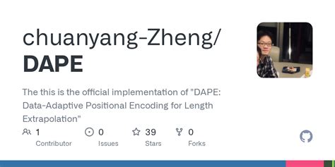 Github Chuanyang Zhengdape The This Is The Official Implementation