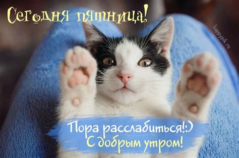 Открытки с пожеланием доброго утра пятницы Картинки про пятницу