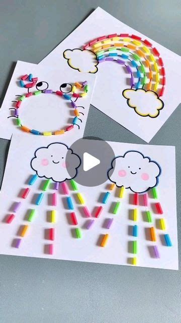 ‎🍀آموزش کاردستی، نقاشی‎ On Instagram‎ کاردستی با نی 😍 سیو کنید و