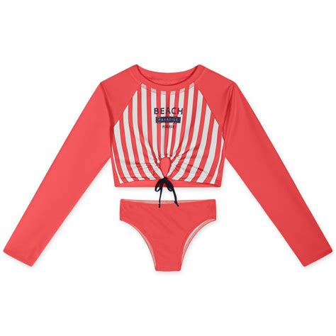 Conjunto De Praia Proteção Solar Infantil Feminino Marisol Clube Marisol