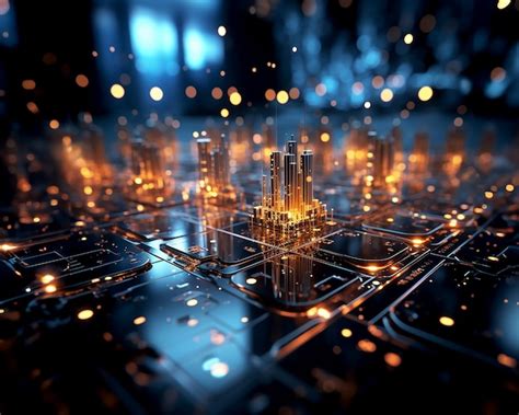 premium ai image abstract conceptual illustration of modern machine