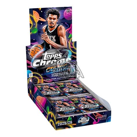 2025 26 Topps Cosmic Chrome Basketball Hobby Box First Day Issue Fdi
