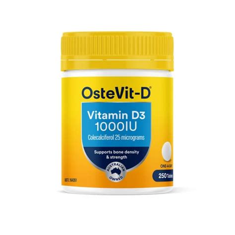 Buy Ostevit D Vitamin D3 1000iu 250 Tablets Online