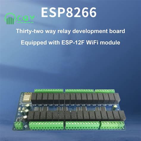 บอร์ดทดลองพาวเวอร์ซัพพลาย Dc5v Esp8266 Wifi 32 ทาง Esp 12f Cqyskjsgxy