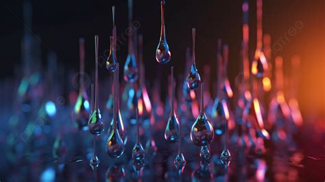복사 공간 추상 배경 3d 유리 비 방울 렌더링 3d 아트 현대 그래픽 비즈니스 벽지 배경 일러스트 및 사진 무료 다운로드 Pngtree