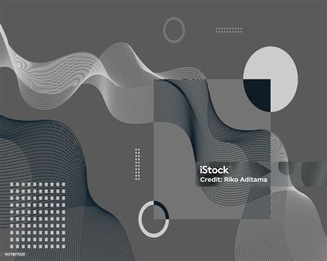 Abstract Geometric Shape Composition Background Stock Illustration