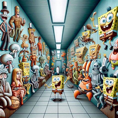 Ai Spongebob Hallways By Bigstrongbear89 On Deviantart