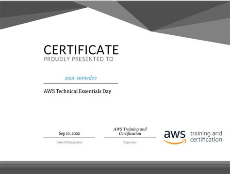 Zaur Ng On Linkedin Thank You Amazon Web Services Aws