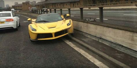 Laferrari Crashes In London Looks Like Another In Traffic Spin