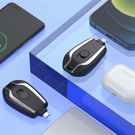 High Quality Type C Port Input Phone Emergency Charging Keychain