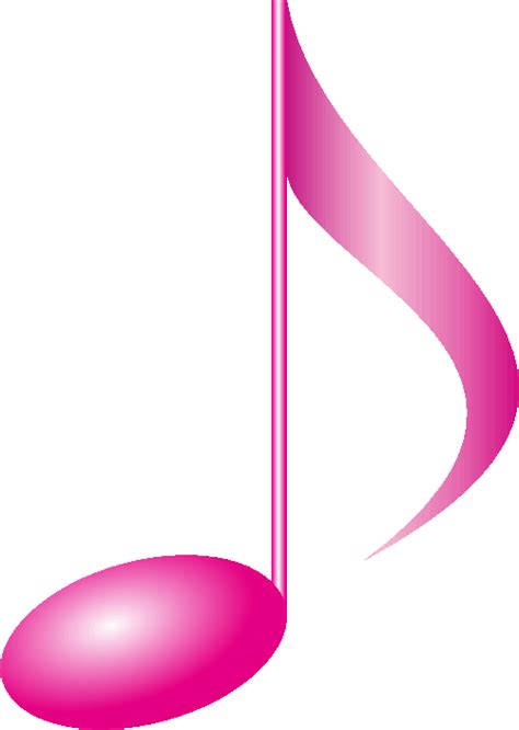 立体風なピンクの音符のイラスト コピペできる無料イラスト素材展