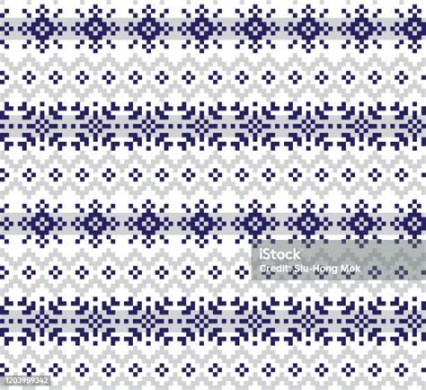 クリスマススノーフレークフェアアイルシームレスパターンベクトルの背景を印刷 お祝いのベクターアート素材や画像を多数ご用意 お祝い