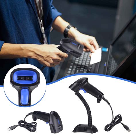 Teissuly Usb One Dimensional Barcode Scanner Handheld Wired Ccd Barcode Reader Supports Screen