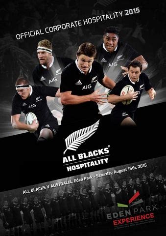 All Blacks V Australia Eden Park Th August By Experience Group