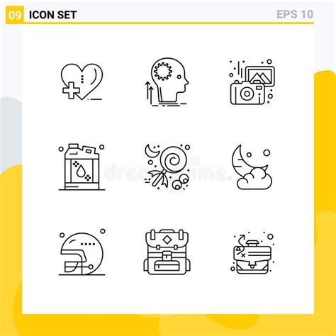 Conjunto Moderno De 9 Traça Pictografia De Candy Querosene