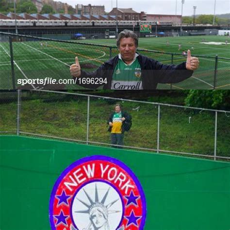 The Famous Mick Mcdonagh Of Offaly Travelled The Way From Tullamore Last Weekend For Mayo V New