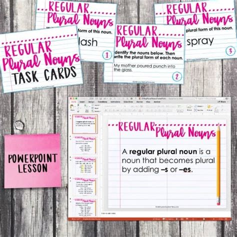 Third Grade Grammar Regular Plural Nouns • Teacher Thrive