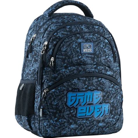 ᐉ Рюкзак школьный GoPack Education GO23-175M-4 Game over полукаркасный ...