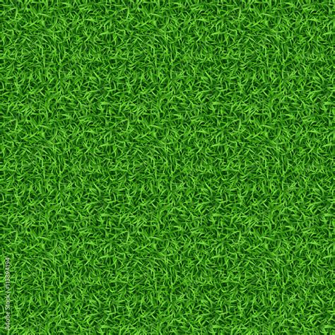 Seamless Green Grass Vector Pattern Stock Vector Adobe Stock