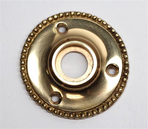 Beaded Polished Brass Rosette Olde Good Things