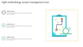 Agile Methodology Project Management Icon Ppt Example